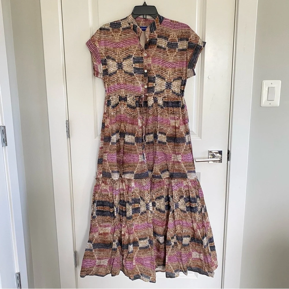 Anthropologie | Dresses | Anthropologie Ros Garden Mumi Midi Dress ...